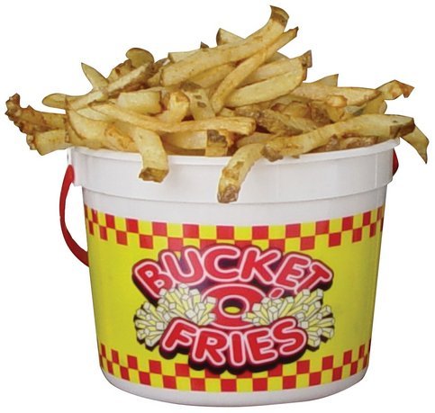 48 Plastic French Fry Bucket of Fries Container
