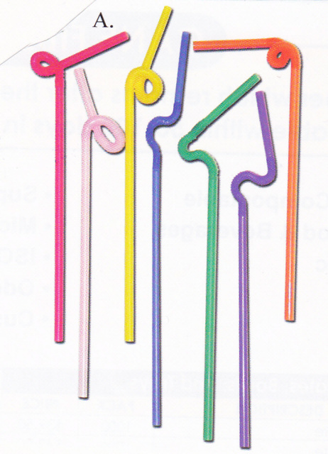 Wrapped Kurly Straws