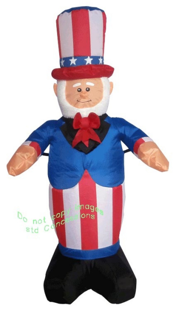 4 Foot Uncle Sam Patriotic Inflatable