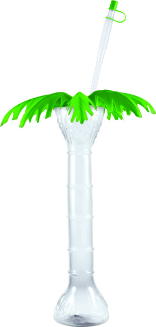 Clear 24 Oz. Palm Tree Drink Cups