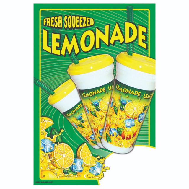 32 Oz. Lemonade Souvenir Cup Window Decal