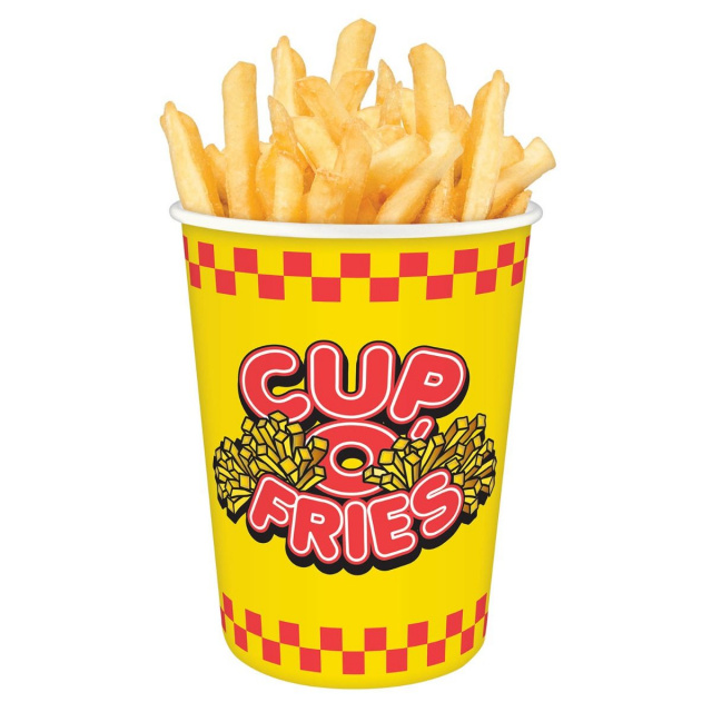 12 Oz Paper Cup Of Fries Cups