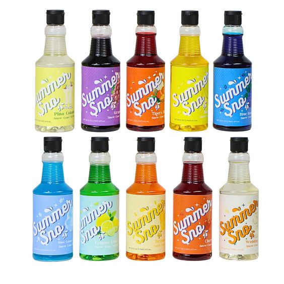Premium Summer Snow Cone Syrups
