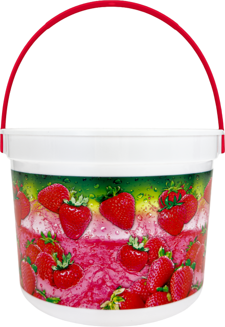 48 Oz Strawberry Theme Buckets