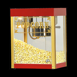Star Jet 6 oz.Red and Gold Antiuqe Style Popcorn Machine