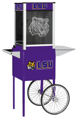 Collegiate Popcorn Machine Cart