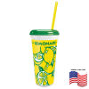 Lemonade cups - Plastic 32 oz Lemonade Cups - Standard Concession Supply